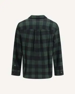 AMI Paris Checked Virgin Wool Hirt