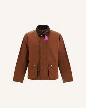 Barbour Transport Waxed X Pau Smith Jacket Mae - Brown