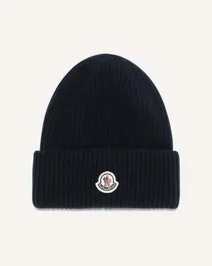 Moncler Wool And Cashmere-blend Beanie