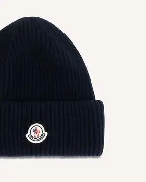 Moncler Wool And Cashmere-blend Beanie