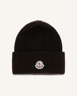 Moncler Wool And Cashmere-blend Beanie