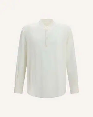 Loro Piana Elia Silk Shirt - White