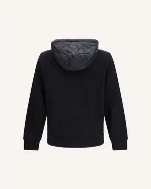 Moncler Hooded Zip-up Sweatshirt Ale - Black