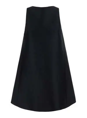 Balenciaga Belted Dress Woll And Silk