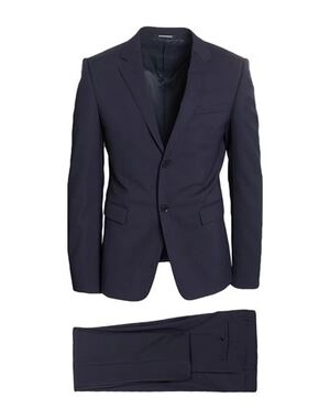 Emporio Armani Suit Size Virgin Wool, Elastane - Blue