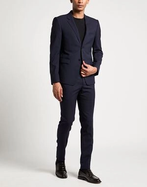 Emporio Armani Suit Size Virgin Wool, Elastane - Blue
