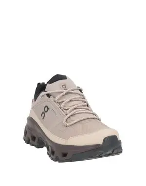On Cloudrock Low Wp Sneakers Light Brown Size Textile Fibers, Synthetic Material - Beige