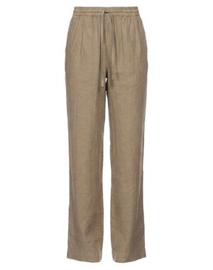 TRUSTED HANDWORK Pants Khaki Size Linen, Lyocell - Beige