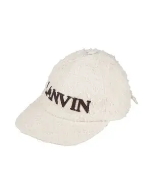 LANVIN Hat Size Cotton, Calfskin, Brass