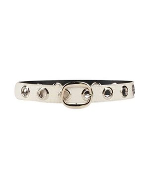 TOM FORD Woman Belt Ivory Size S Calfskin