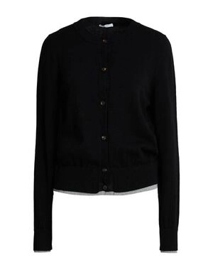 PESERICO Woman Cardigan Black Size 6 Wool, Cashmere, Polyester