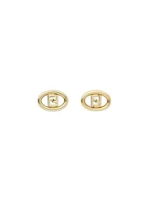 Fendi Couple Stud Med Metallo Sp - Multicolor