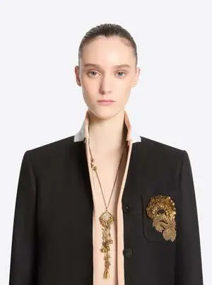 Dries Van Noten Necklace Necklace With Resins And Metallic Brass - Multicolor