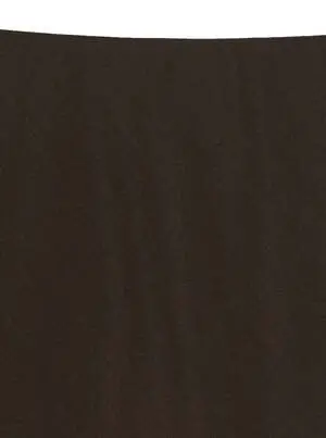 Brunello Cucinelli Brown A-line Midi Skirt In Wool Blend For - Multicolor