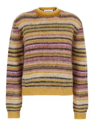 Isabel Marant Étoile Morine-gc Long Sleeve Round Neck Wool Sweater