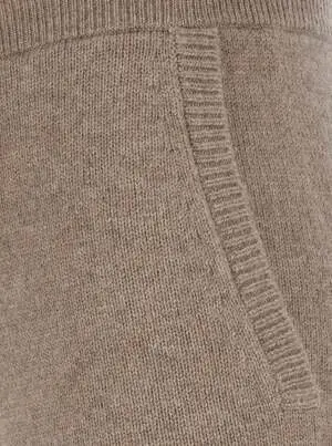 Max Mara Fiabe Pants With Pockets And Straight Hem In Cotton Beige - Cream