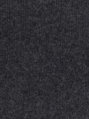 Max Mara S 'voliera' Grey Round-neck Sweater With Ribbed Details In Wool - Gray