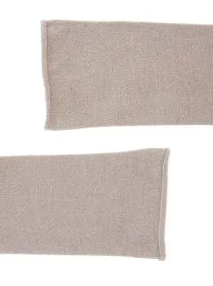 Brunello Cucinelli Grey Socks With Stretch Design In Cashmere And Silk Blend - Multicolor