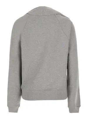 Dries Van Noten Hadrine Sweater In Gray Tech Fabric - Multicolor