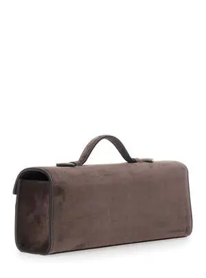 Savette Slim Symmetry Pouch With Suede And