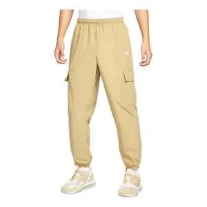 Nike Club Woven Cargo Trousers 'parachute Beige White - Parachute Beige/white
