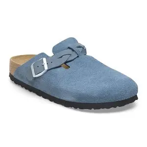 BIRKENSTOCK Boston Braided Suede Leather Sandals 'elemental