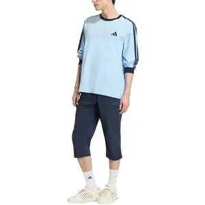 Adidas Essential Plus Loose Fit 3-stripes Long Sleeve T-shirt