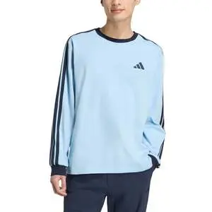 Adidas Essential Plus Loose Fit 3-stripes Long Sleeve T-shirt