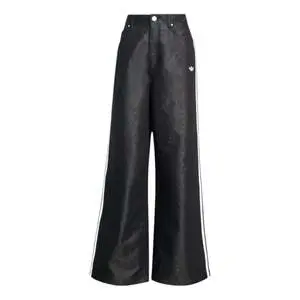Adidas Adilenium Season 4 Team Geist Baggy Shine Denim Pants - Black