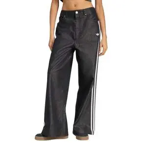 Adidas Adilenium Season 4 Team Geist Baggy Shine Denim Pants - Black