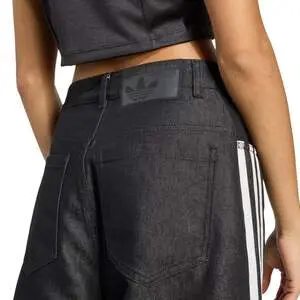 Adidas Adilenium Season 4 Team Geist Baggy Shine Denim Pants - Black