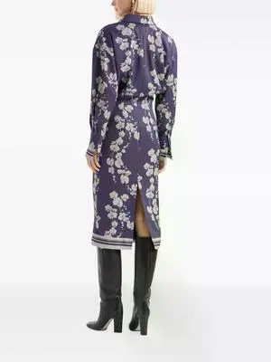 GENNY Floral-print Midi Dress