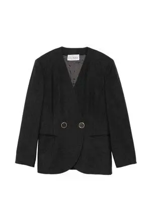 Gianfranco Ferre 1980s Double-breasted Jacket - Black