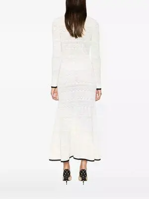 SELF-PORTRAIT Bow-detail Maxi Dress