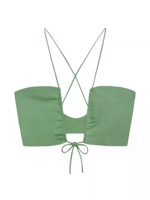 Jade Swim Livi Ruched Bikini Top