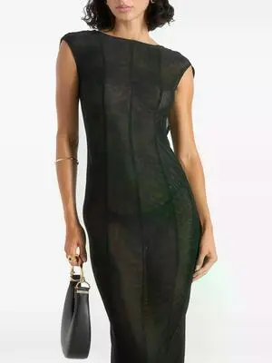 Maniere De Voir Cap Sleeves Dresses