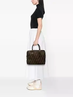 Fendi 20th Century Zucca Canvas Business Bag