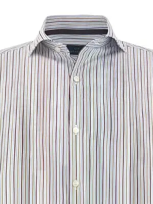 Paul & Shark Striped Cotton-twill Shirt