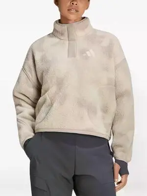 Adidas Logo-embroidered Sweater