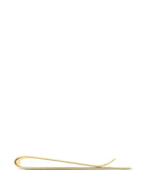S.t. Dupont Logo-engraved Ribbed Money Clip - Gold