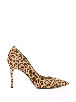 Sam Edelman Hazel Leopard-print Calf-hair Pumps - Neutrals