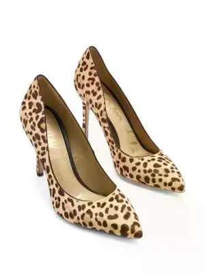 Sam Edelman Hazel Leopard-print Calf-hair Pumps