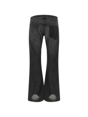 Junya Watanabe Patchwork Distressed Jeans - Black