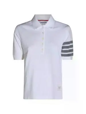Thom Browne 4-bar Polo Shirt - White