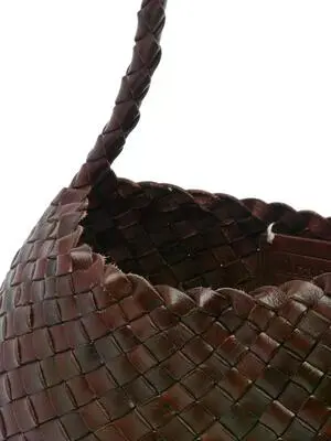 Dragon Diffusion Rosanna Woven Leather Shoulder Bag