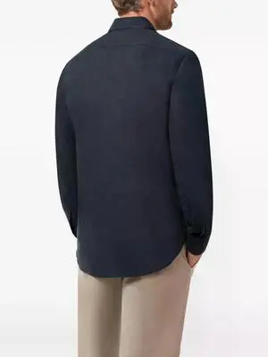 Paul & Shark Cotton Flannel-texture Shirt
