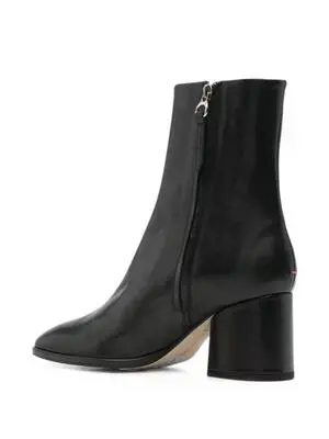 AeydĒ Ayla Block-heel Leather Ankle Boots - Black