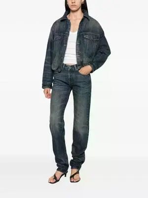 DIESEL® Faded-effect Denim Jacket - Blue