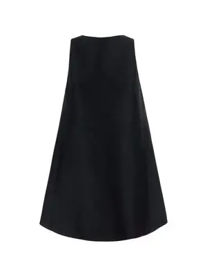 Balenciaga A-line Mini Dress - Black
