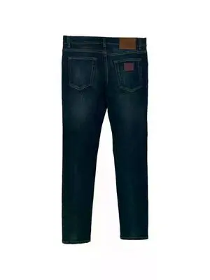 Dolce & Gabbana Logo-patched Skinny Jeans